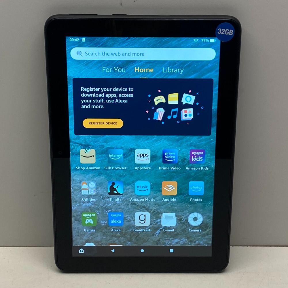 Pre-owned Amazon Fire HD 8 10th Generation in Black 32GB WiFi - Own4Less
